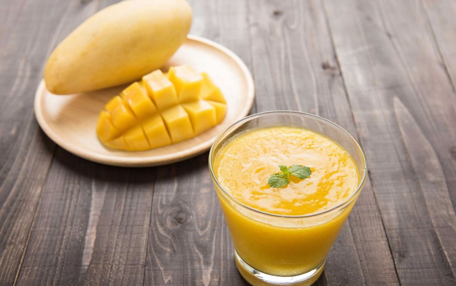 Batido de mango. Una bebida saludable y refrescante.