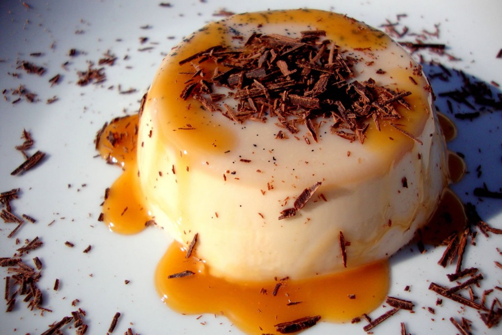 Chai Panna Cotta. Receta de Flan de Té de la India.